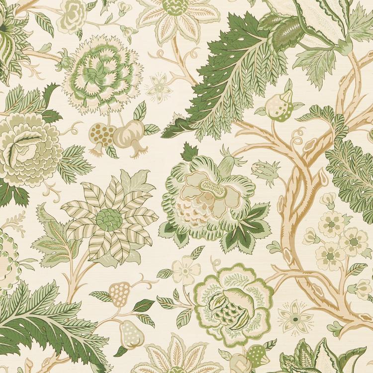 Darsy Tree Of Life Sisal Panel Set - Leaf Wallpapers | Schumacher