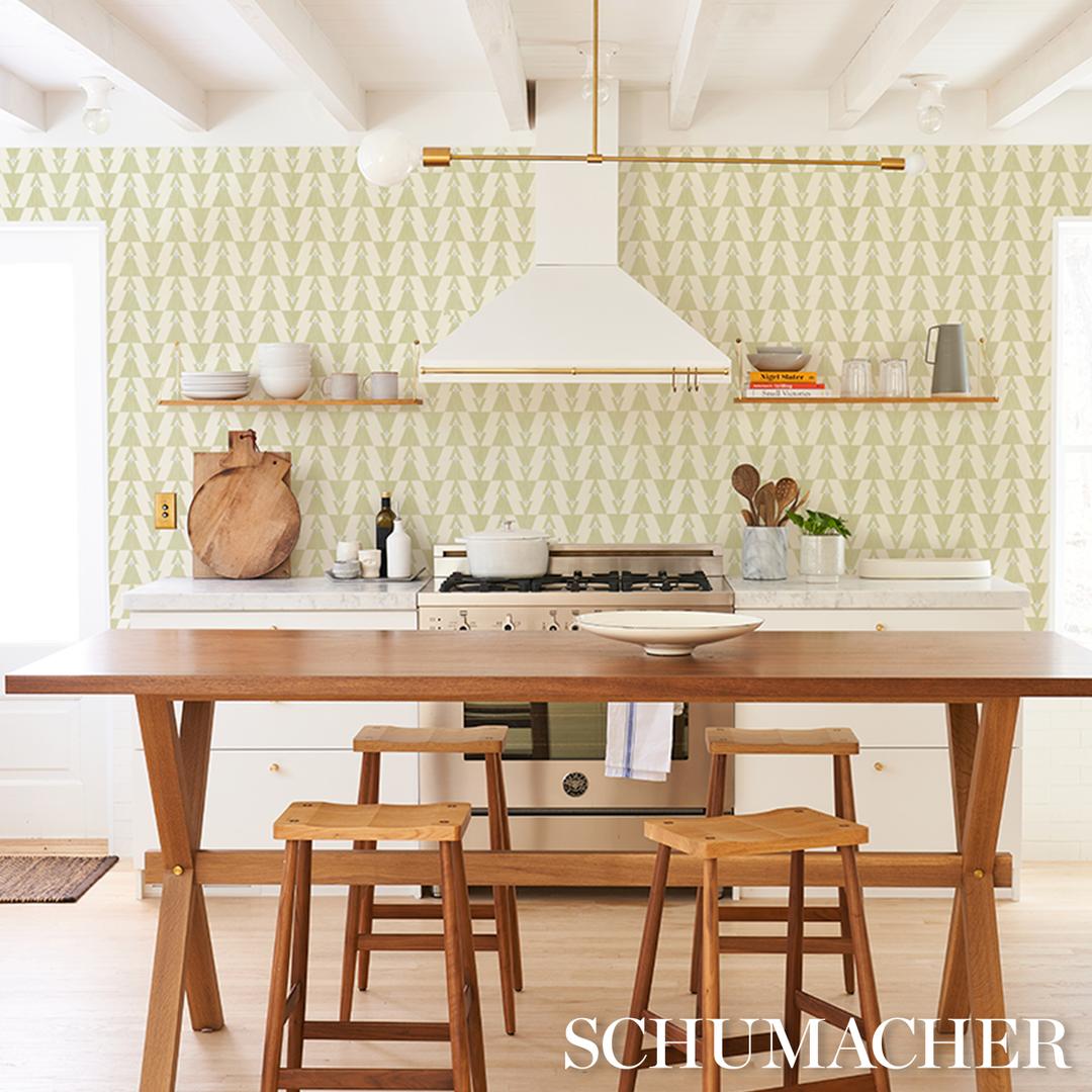 Kalido - Pistachio Wallpapers | Schumacher