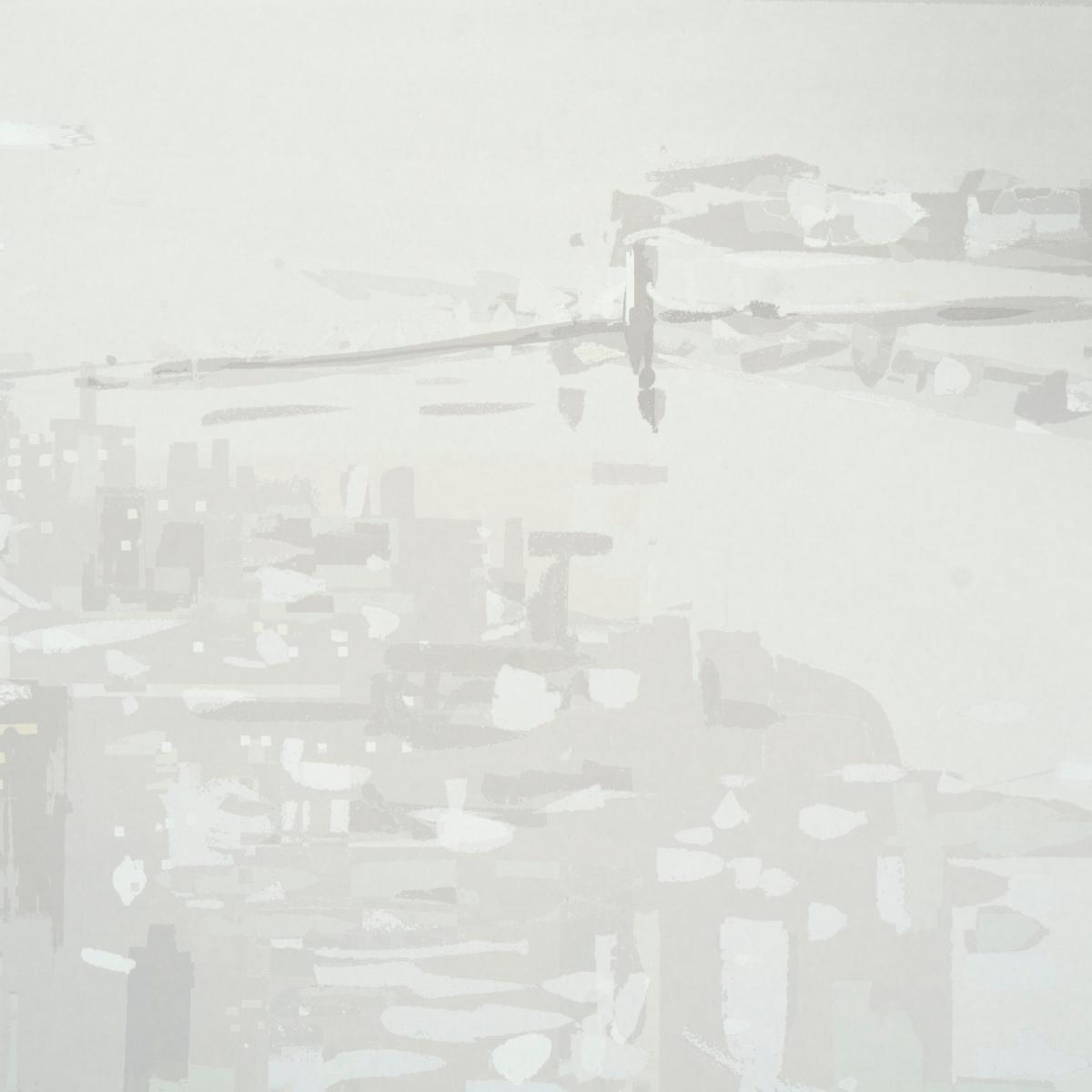Pascal Campion's New York Skyline - Soft Gray Wallpapers | Schumacher