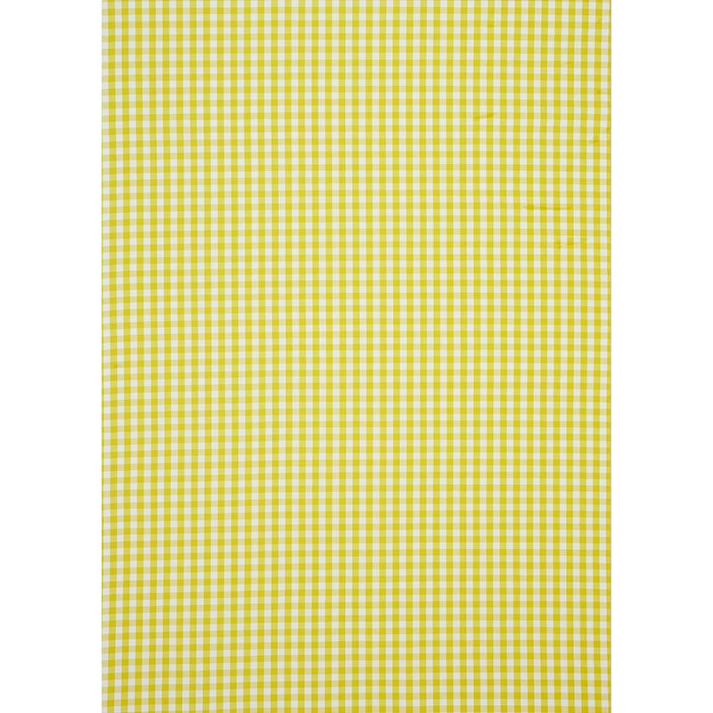Elton Cotton Check - Yellow Fabrics | Schumacher