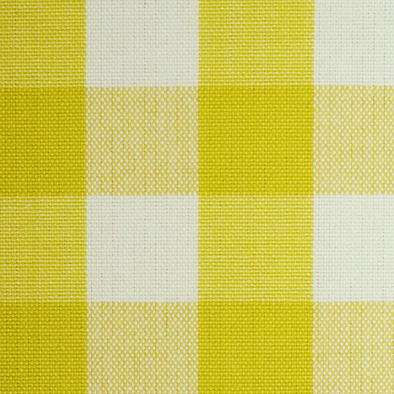 Elton Cotton Check - Yellow Fabrics | Schumacher
