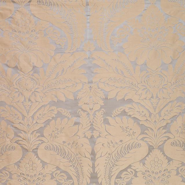 Bennet Silk Damask - Mineral Fabrics | Schumacher