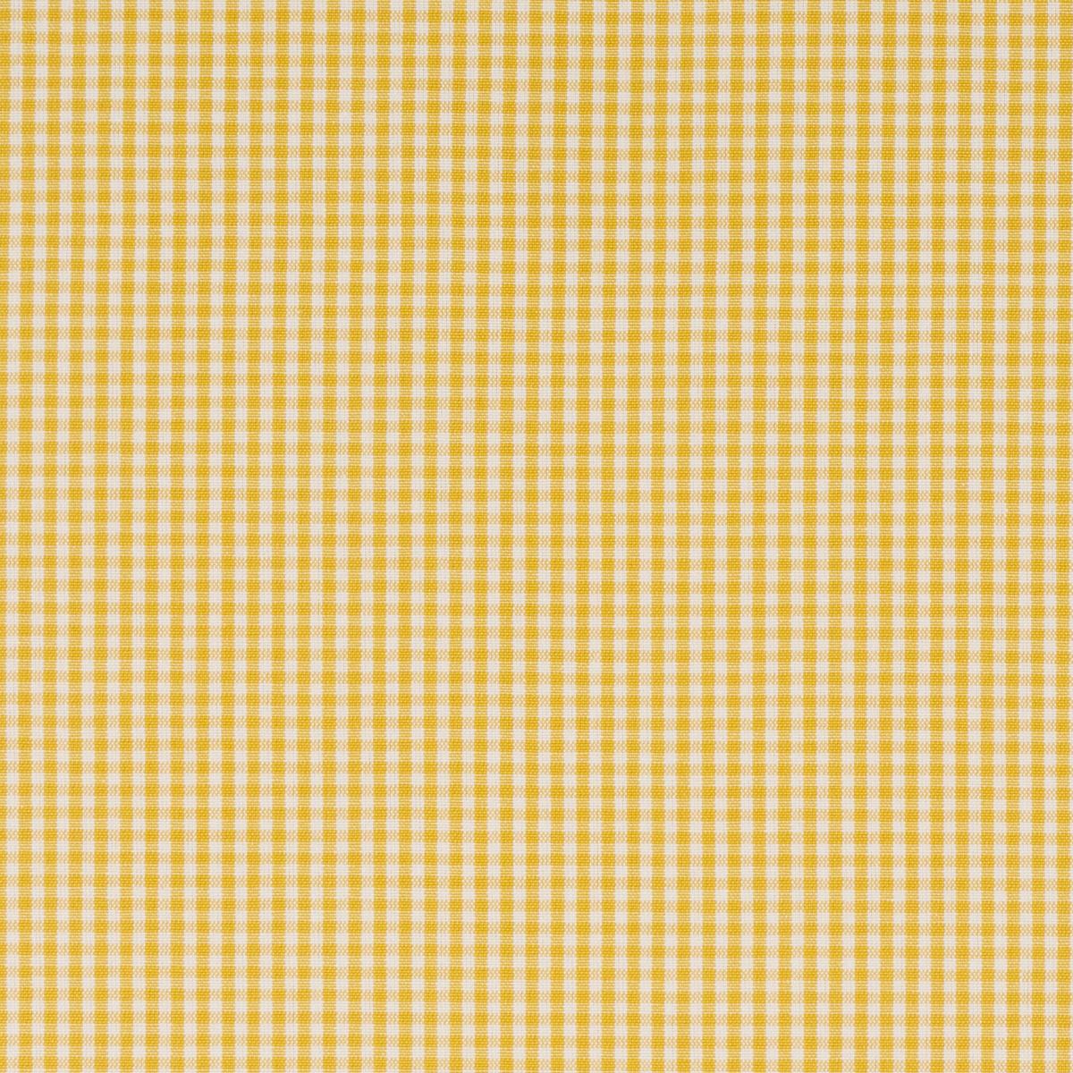 Barnet Cotton Check - Yellow Fabrics | Schumacher