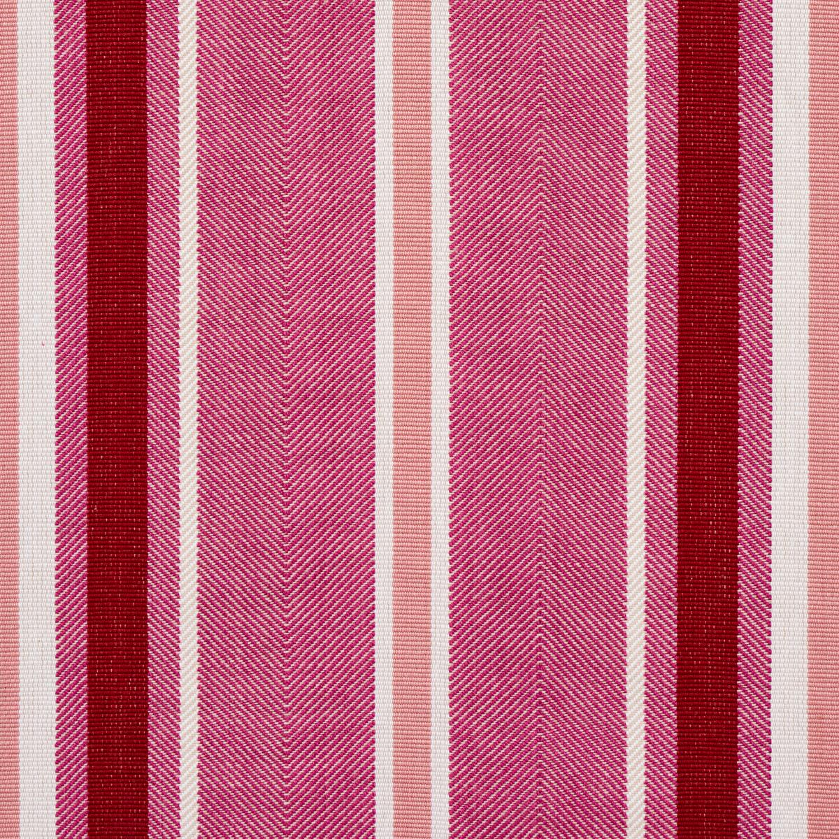 Minzer Cotton Stripe - Pink Fabrics | Schumacher