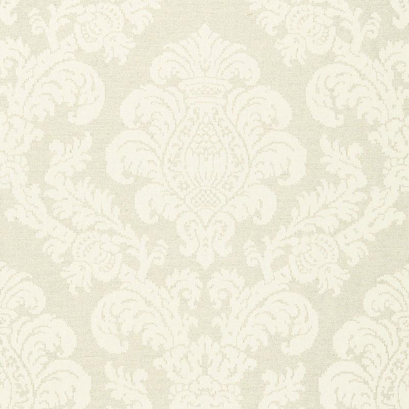 Firenze Linen Damask - Oat Fabrics | Schumacher