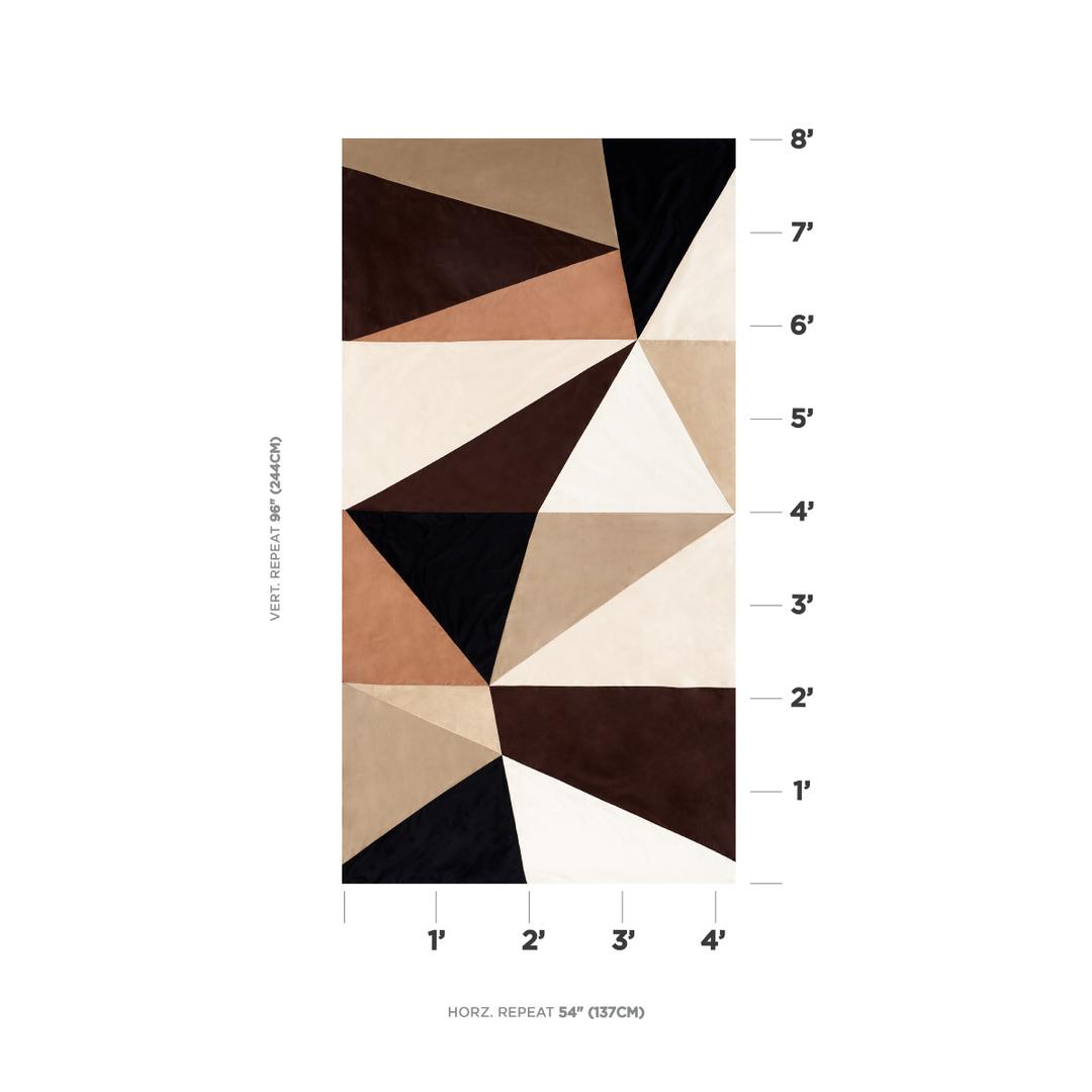 Cubist Silk Panel - Java Fabrics | Schumacher