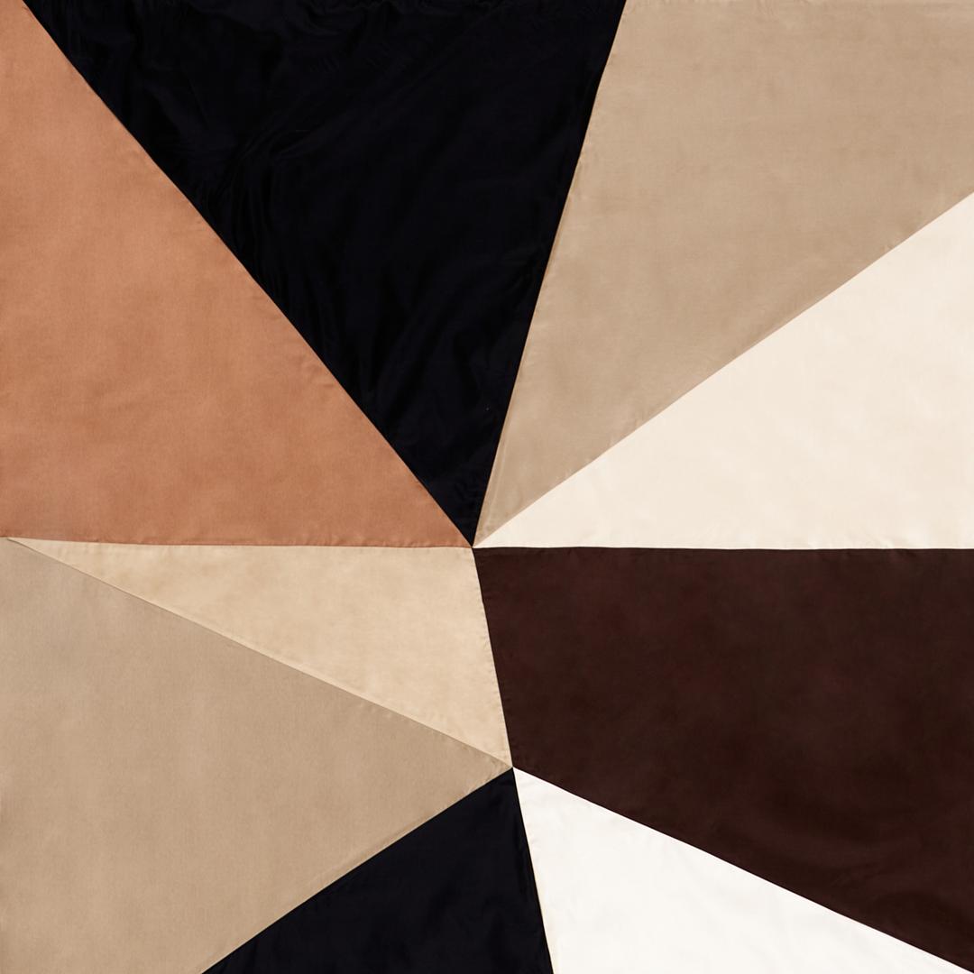 Cubist Silk Panel - Java Fabrics | Schumacher