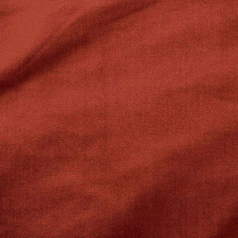 Venetian Silk Velvet - Red Ochre Fabrics | Schumacher