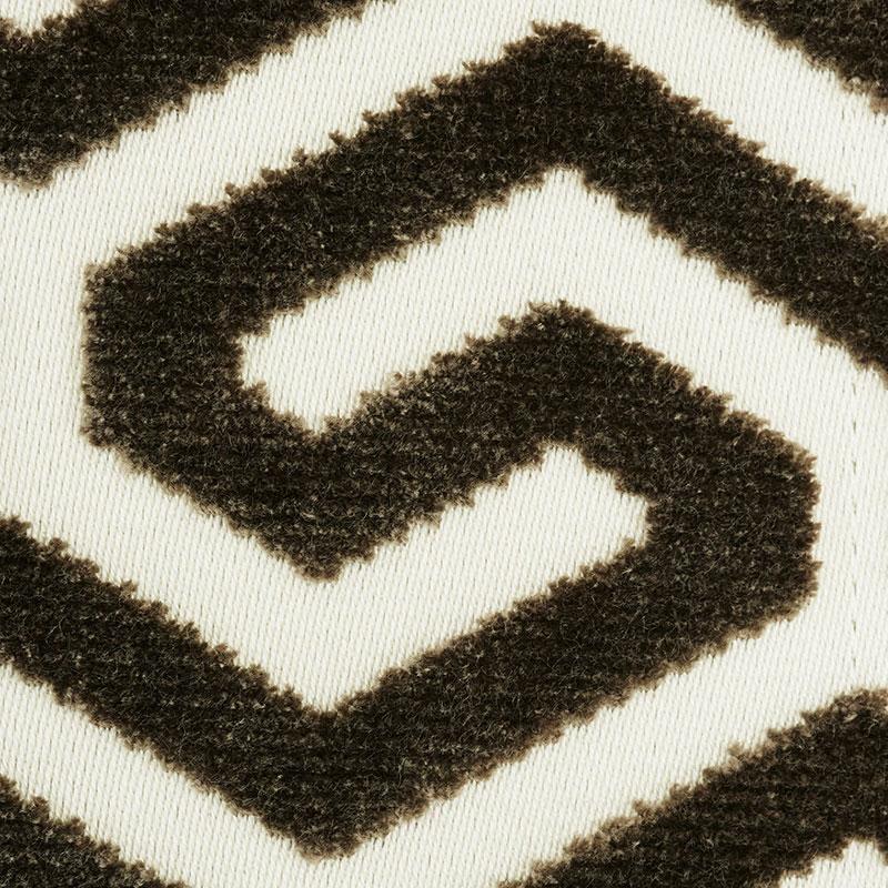 Ming Fret Velvet - Taupe Fabrics | Schumacher