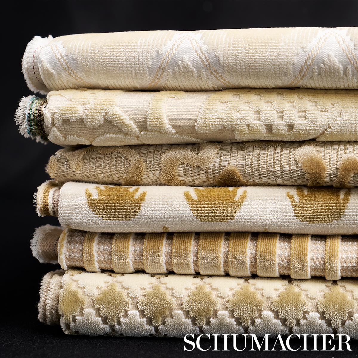 Janis Velvet - Champagne Fabrics | Schumacher