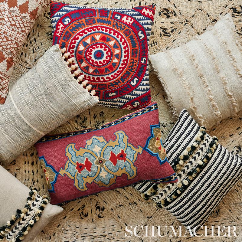 Maracana Pom Tape - Black Trims | Schumacher