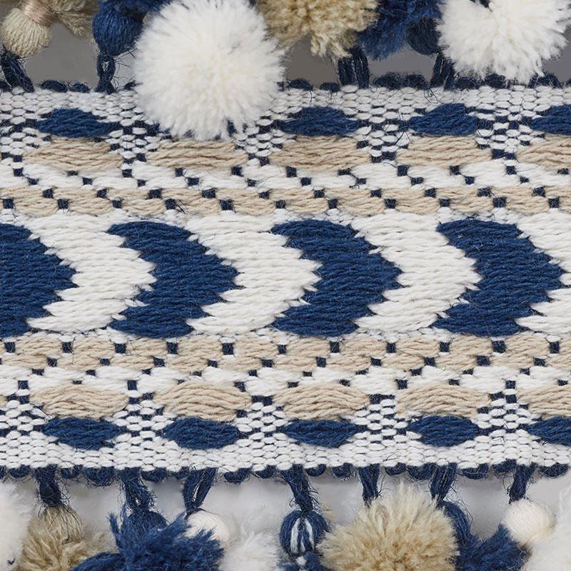 Maracana Pom Tape - Navy Trims | Schumacher