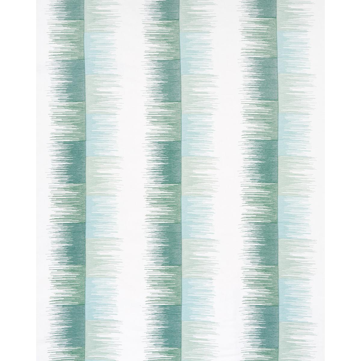 Sunburst Stripe Embroidery - Mineral Fabrics | Schumacher