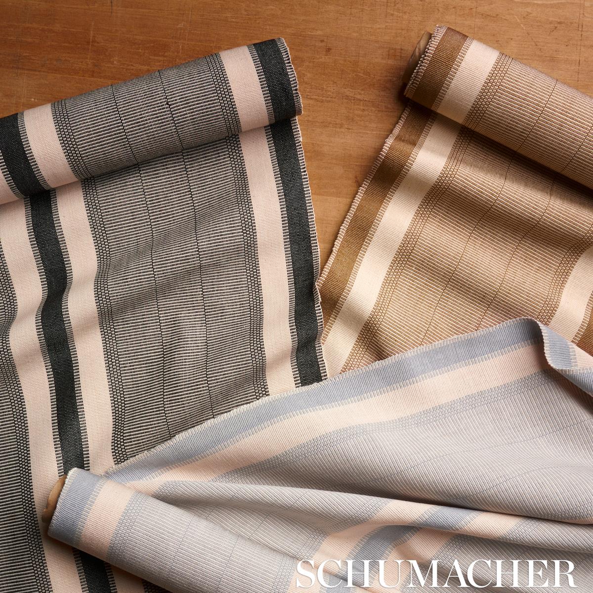 Ipala Hand Woven Stripe - Carmel Fabrics | Schumacher