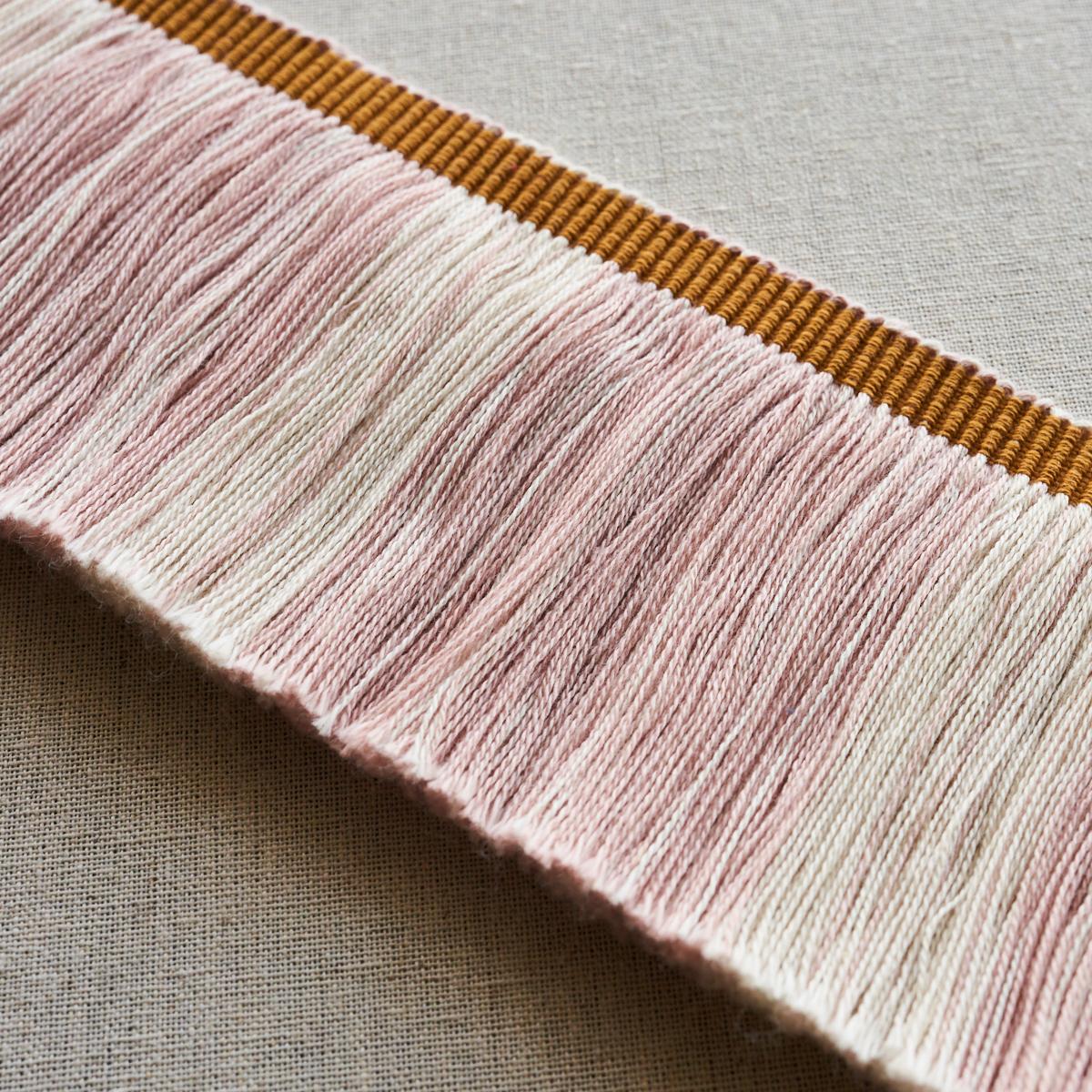 Calcada Fringe - Rose Quartz Trims | Schumacher