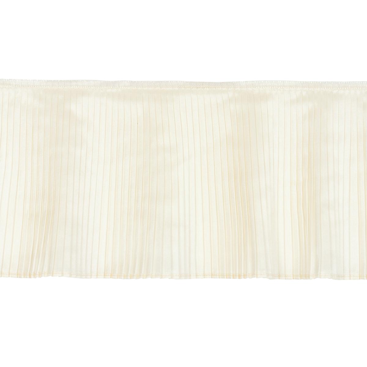 Botticelli Silk Ruffle Trim - Bone Trims | Schumacher