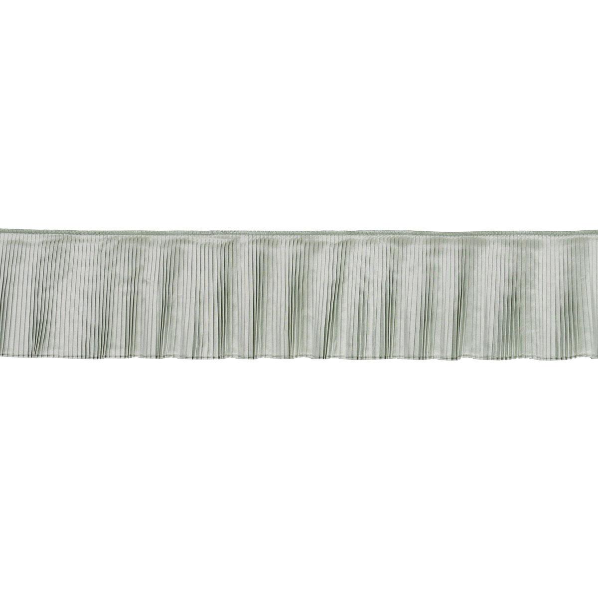Botticelli Silk Ruffle Trim - Mineral Trims | Schumacher