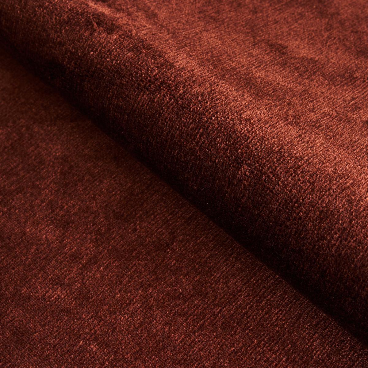 Sumptuous Silk Wool Velvet - Mahogany Fabrics | Schumacher
