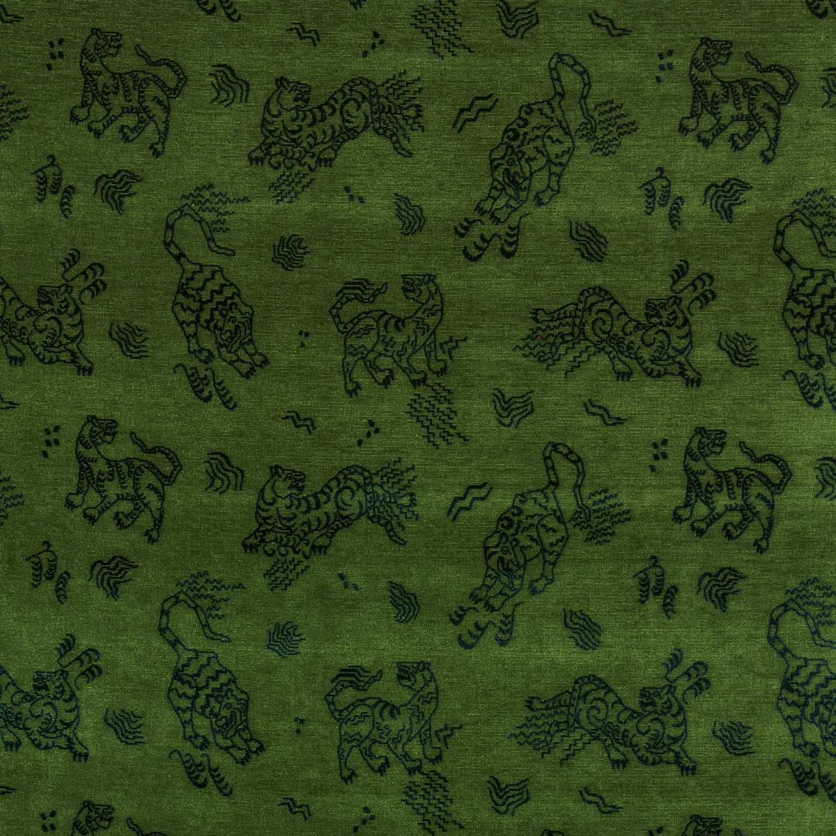 Kinabalu Velvet - Emerald Fabrics | Schumacher