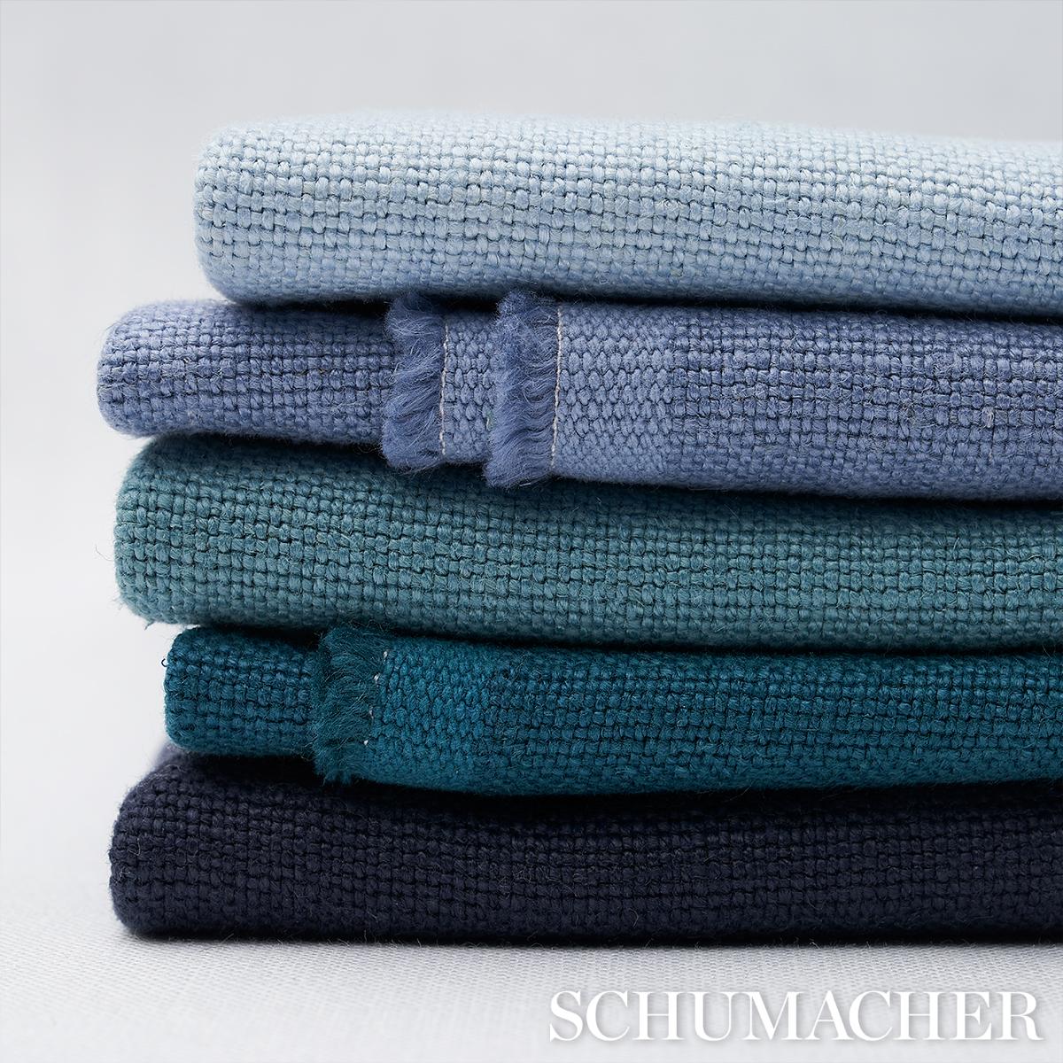 Piet Performance Linen - Sky Fabrics | Schumacher