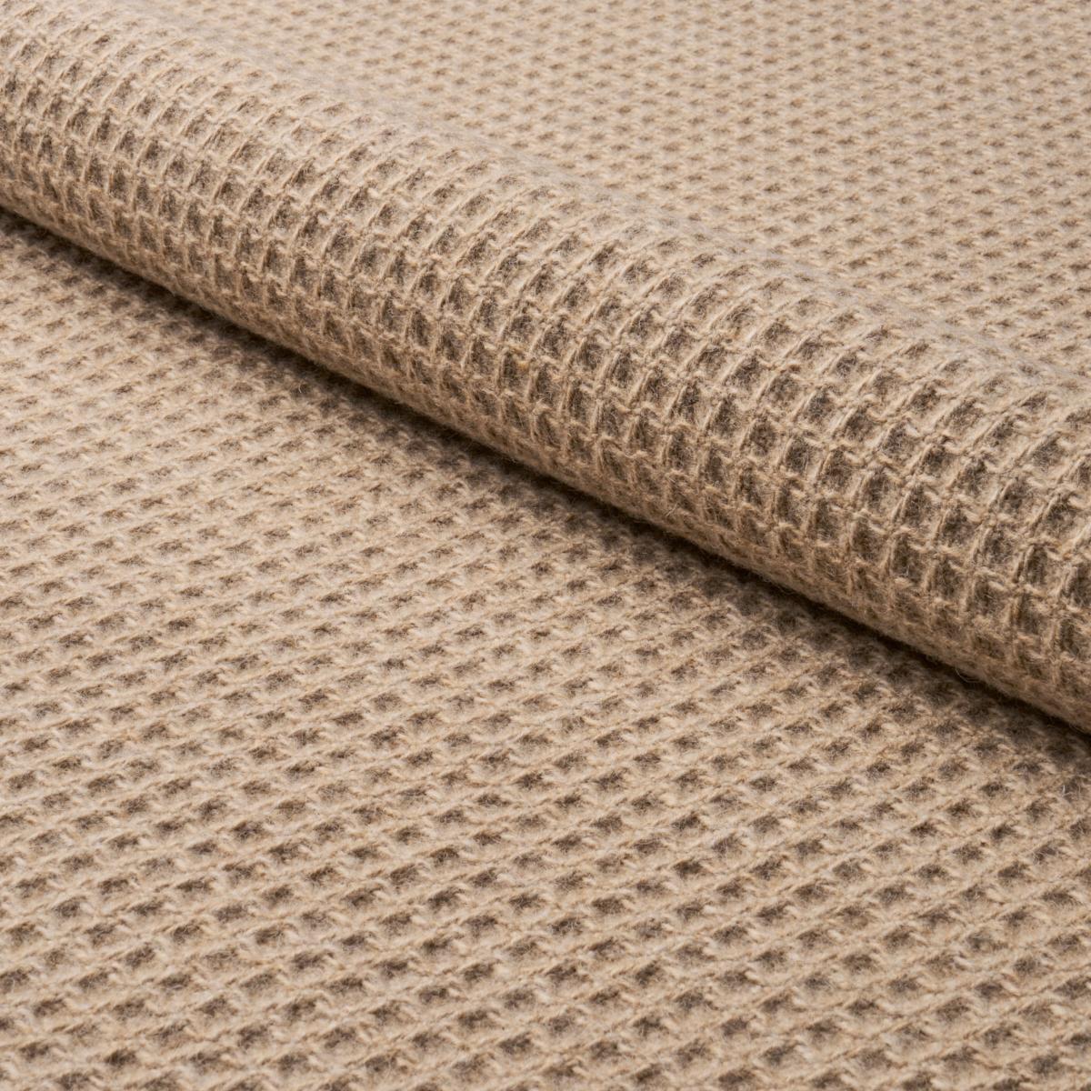 Walden Wool Texture - Wheat Fabrics | Schumacher