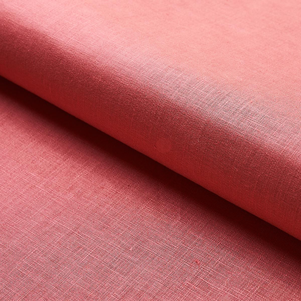 Lange Glazed Linen - Coral Fabrics | Schumacher