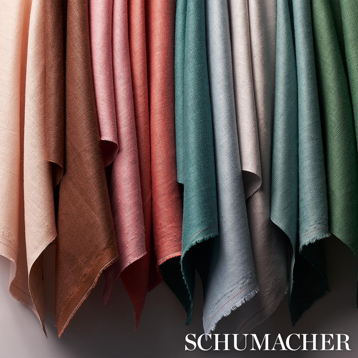 Lange Glazed Linen - Chambray Fabrics | Schumacher
