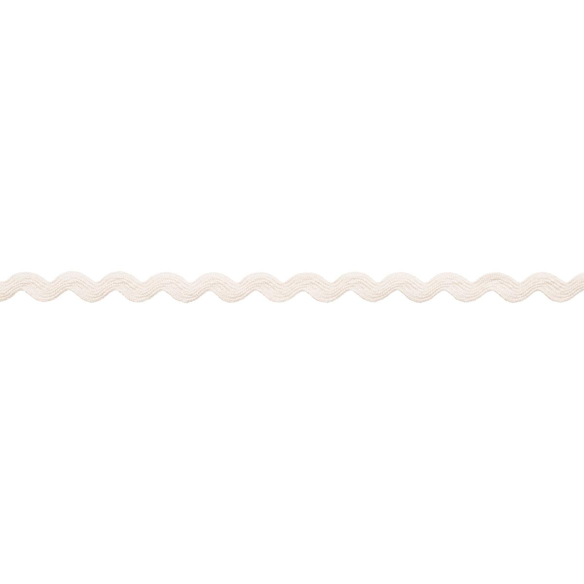 Ric Rac Tape Medium - Ivory Trims | Schumacher