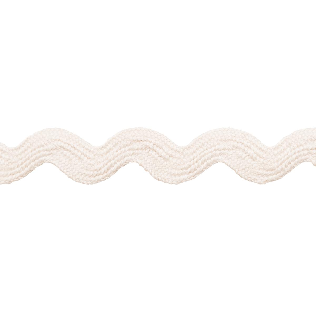 Ric Rac Tape Medium - Ivory Trims | Schumacher