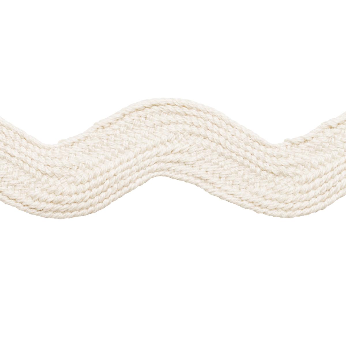 Ric Rac Tape Large - Ivory Trims | Schumacher