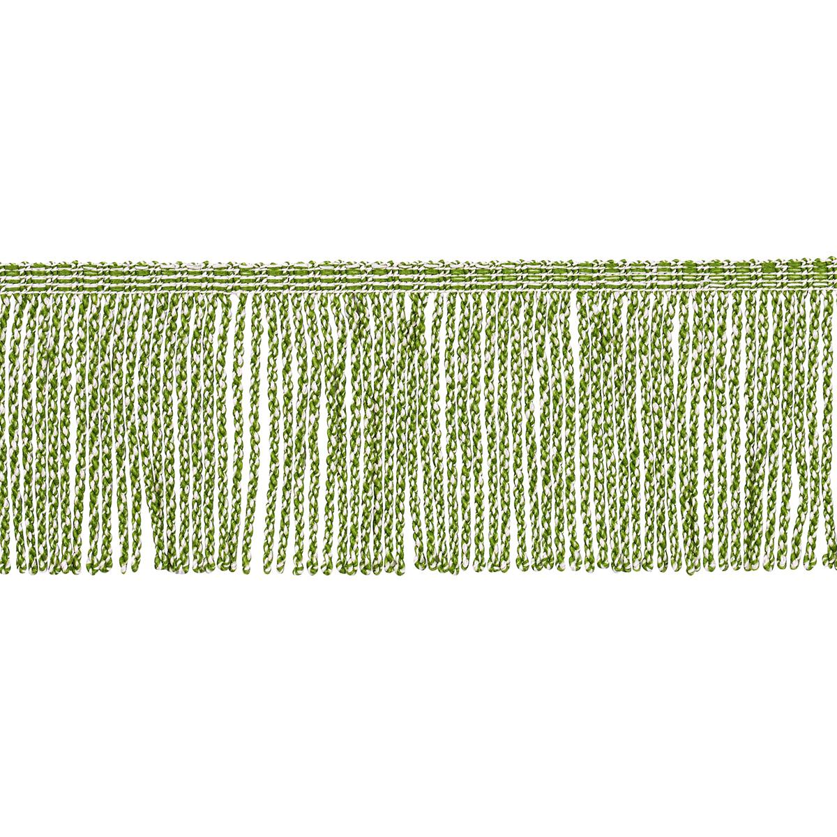 Outdoor Boullion Fringe Trim - Green Trims | Schumacher
