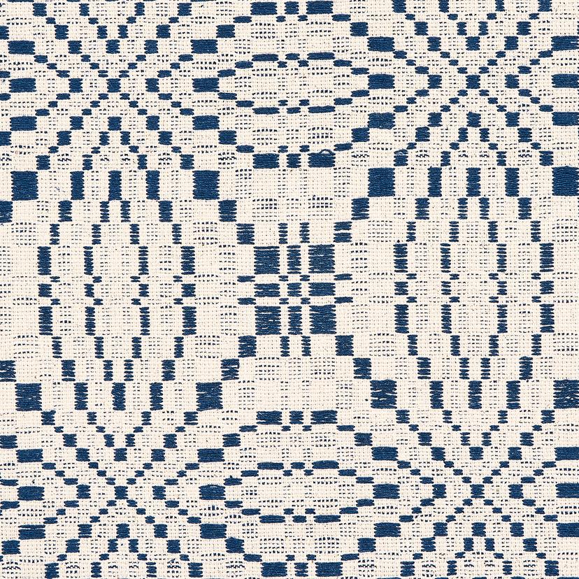 Francestown Coverlet - Navy Fabrics | Schumacher