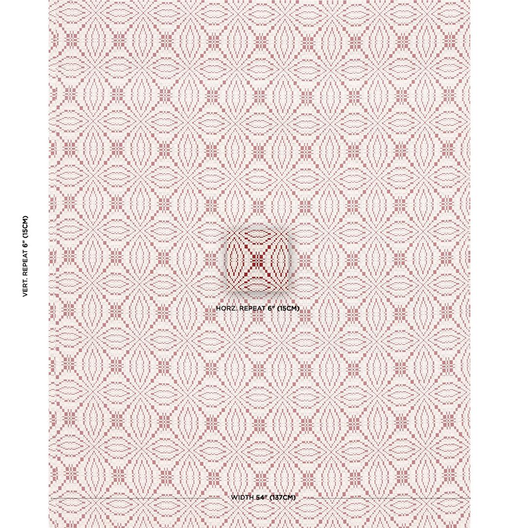 Francestown Coverlet - Crimson Fabrics | Schumacher