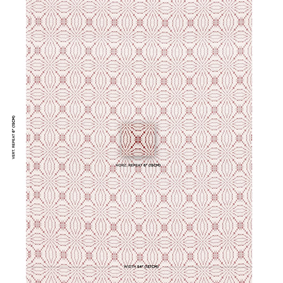 Francestown Coverlet - Crimson Fabrics | Schumacher