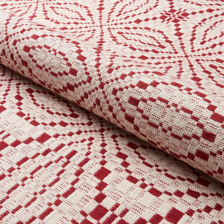 Francestown Coverlet - Crimson Fabrics | Schumacher
