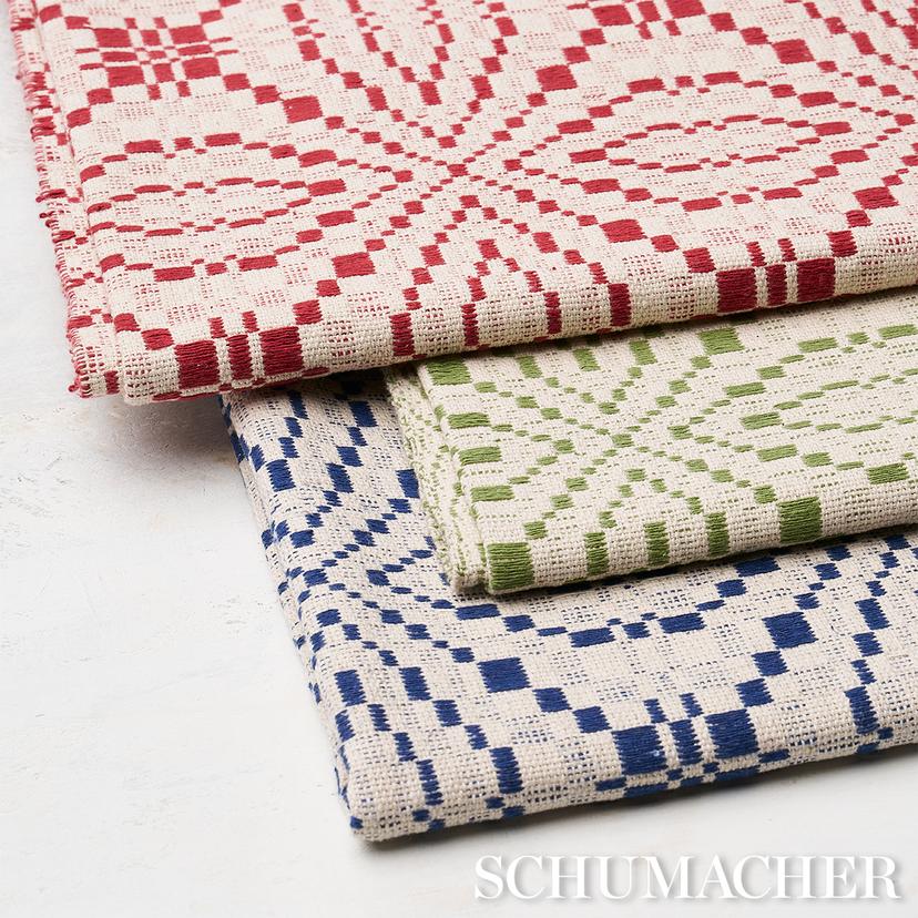 Francestown Coverlet - Crimson Fabrics | Schumacher