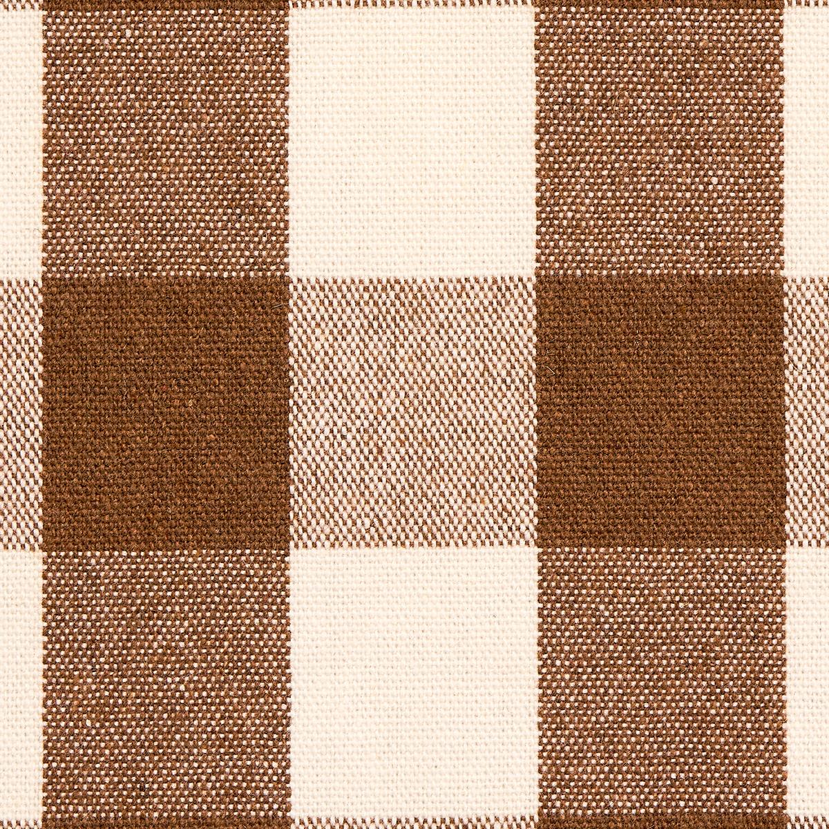Dutton Buffalo Check - Coffee Fabrics | Schumacher