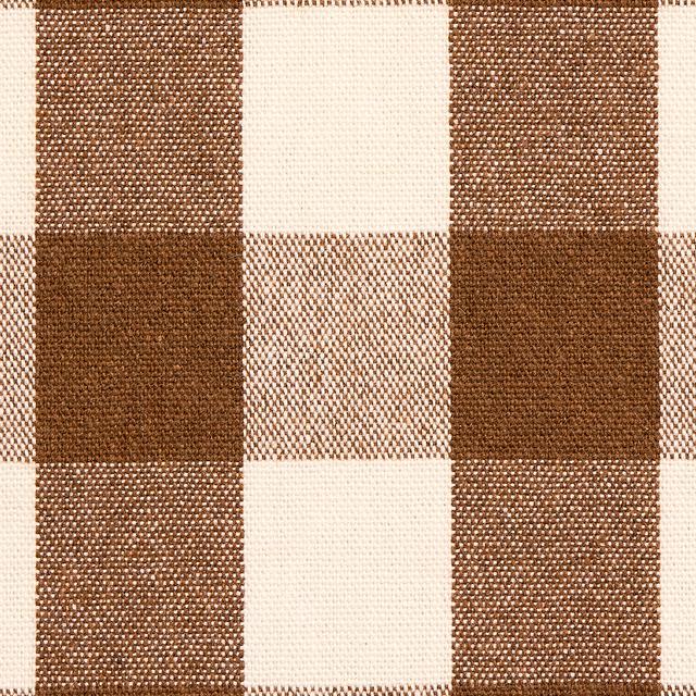 Dutton Buffalo Check - Coffee Fabrics | Schumacher
