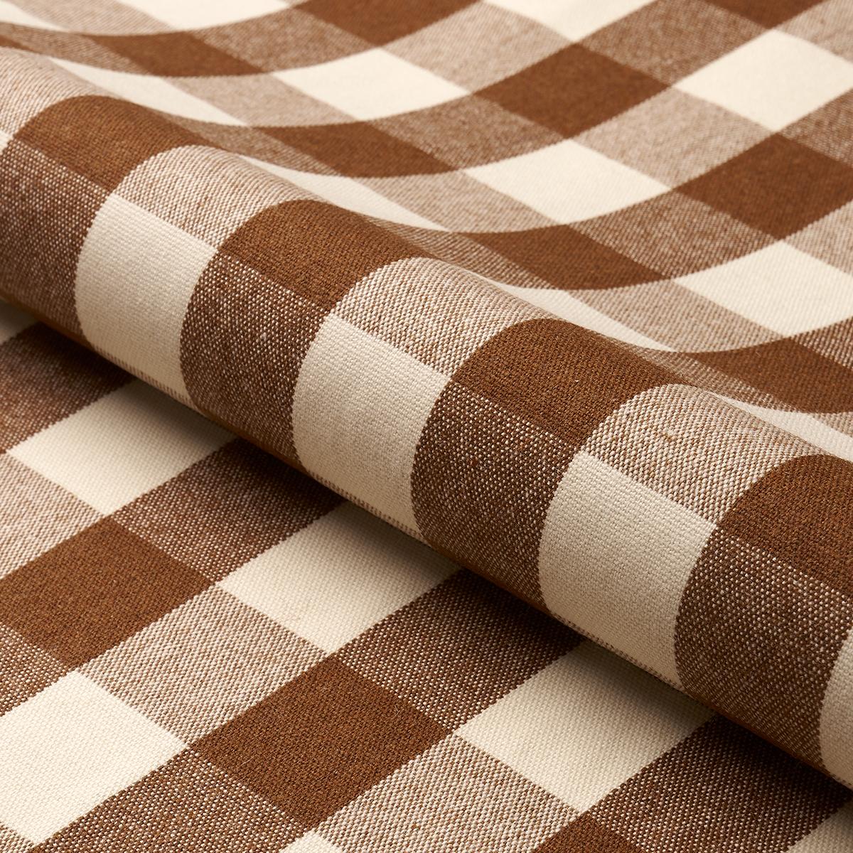 Dutton Buffalo Check - Coffee Fabrics | Schumacher