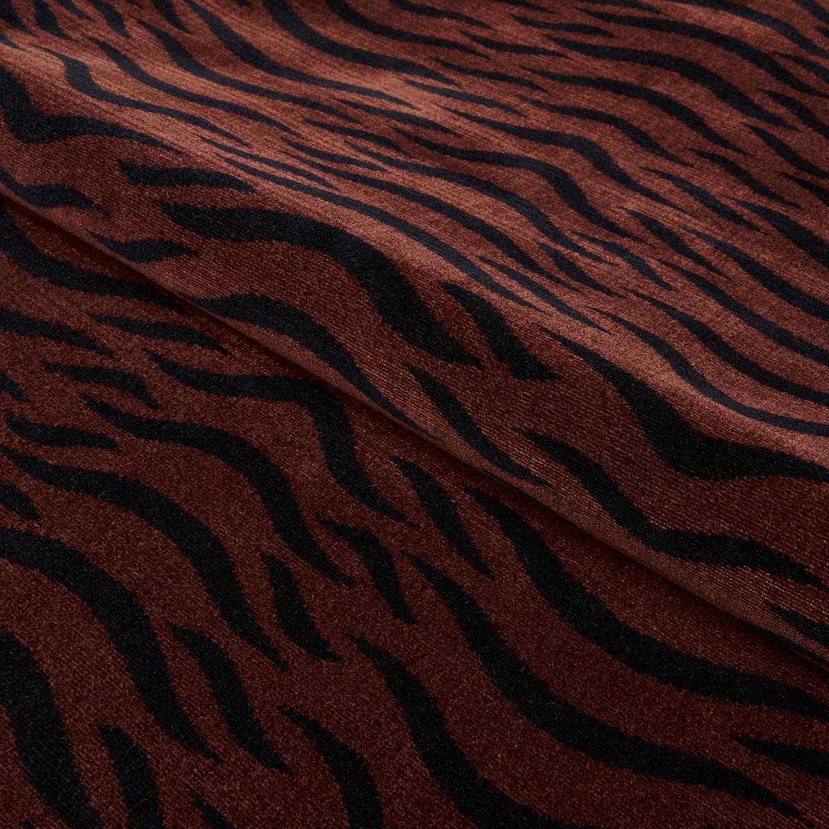 Sabi Tiger Velvet - Java Fabrics | Schumacher