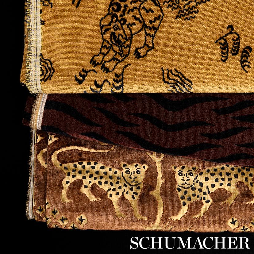 Sabi Tiger Velvet - Java Fabrics | Schumacher