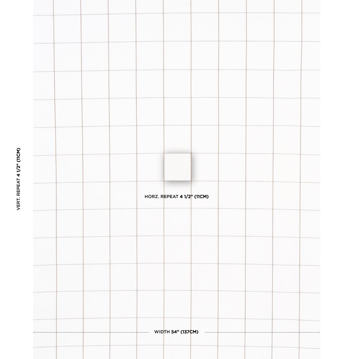 Woodman Check - Berber Brown Fabrics | Schumacher