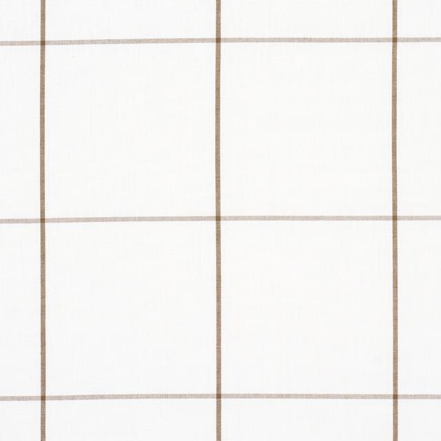 Woodman Check - Berber Brown Fabrics | Schumacher