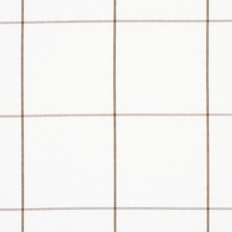 Woodman Check - Berber Brown Fabrics | Schumacher