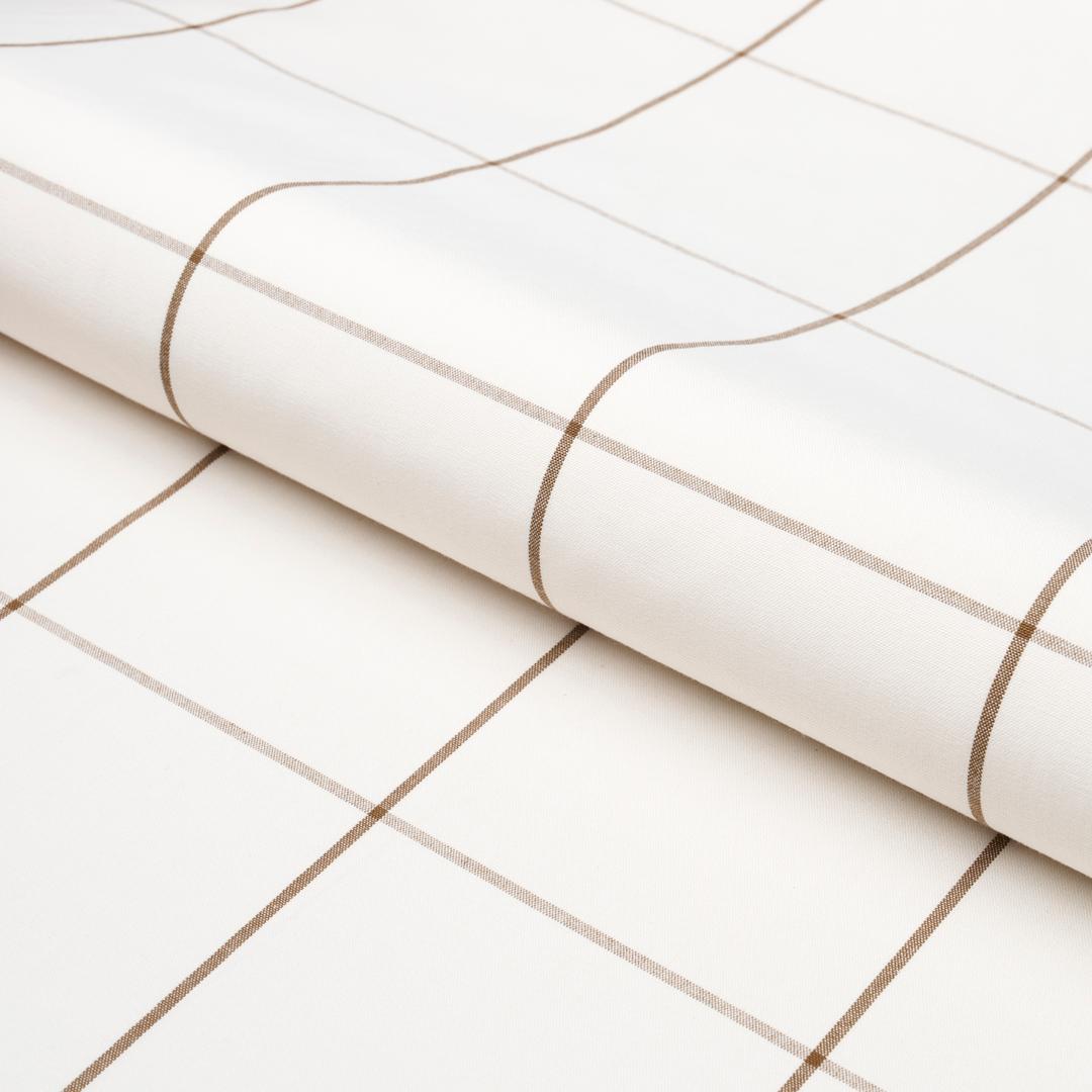 Woodman Check - Berber Brown Fabrics | Schumacher
