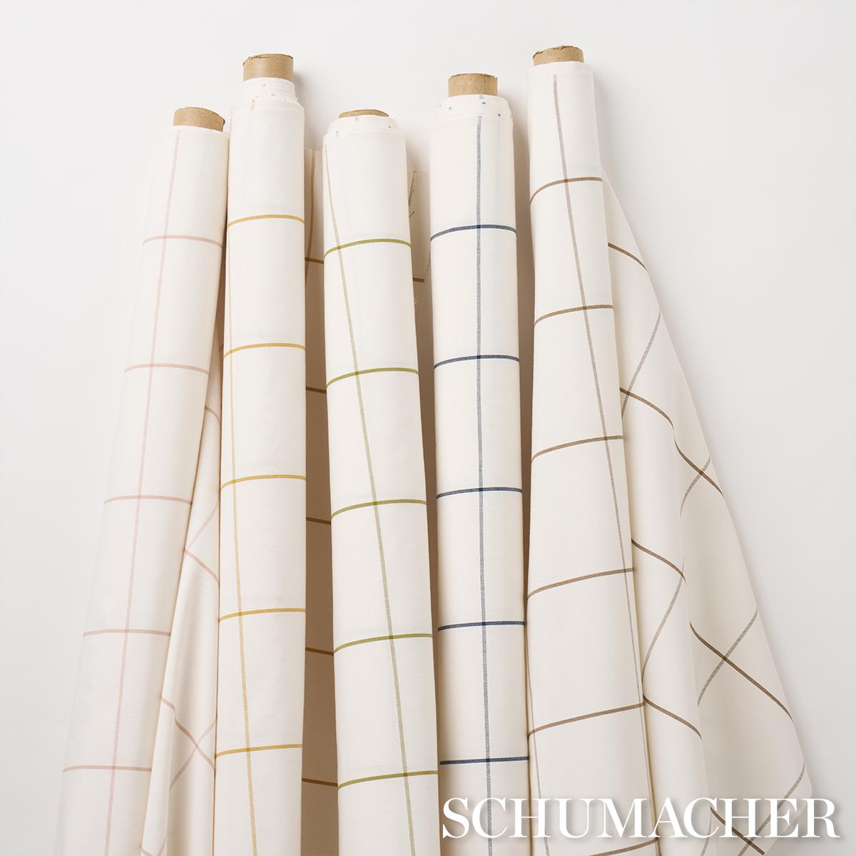 Woodman Check - Berber Brown Fabrics | Schumacher