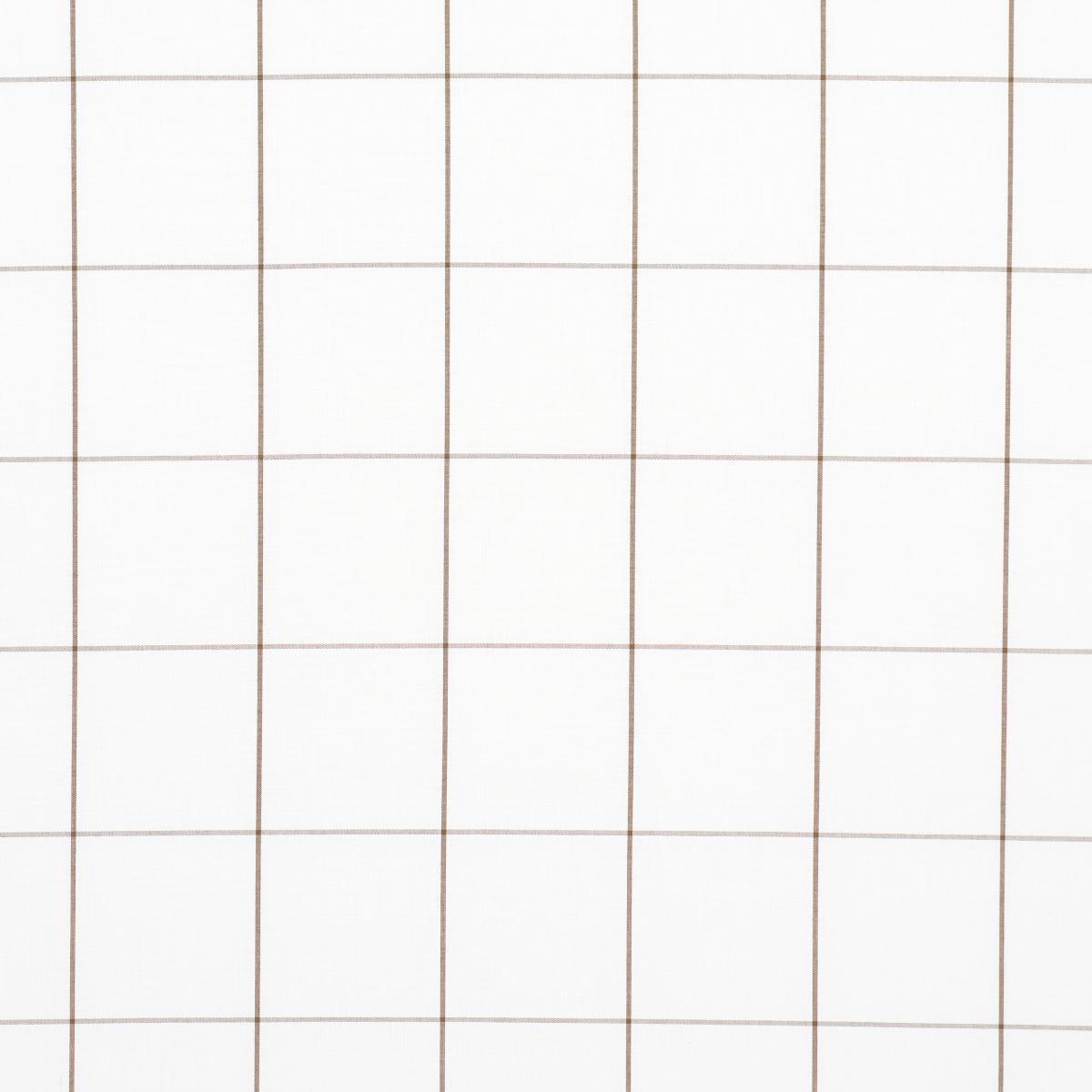 Woodman Check - Berber Brown Fabrics | Schumacher