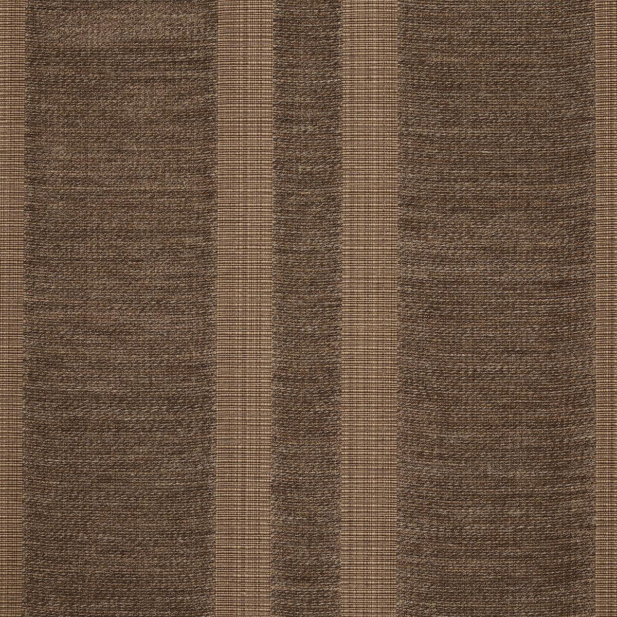 Simon Wool Linen Stripe - Brown Fabrics | Schumacher