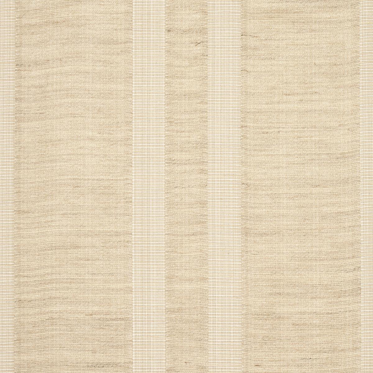 Simon Wool Linen Stripe - Natural Fabrics | Schumacher