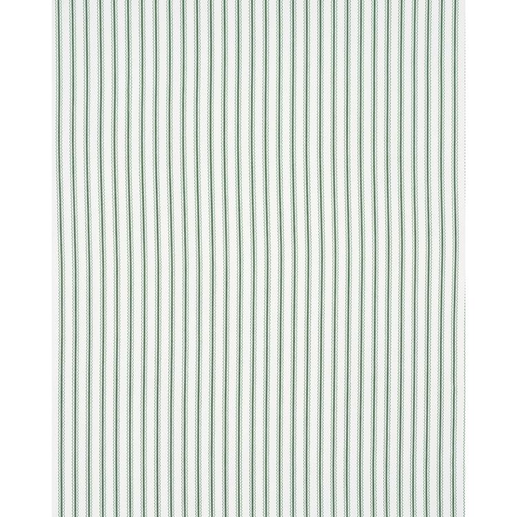 Birdie Ticking Stripe - Leaf Green Fabrics | Schumacher